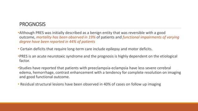 POSTERIOR REVERSIBLE ENCEPHALOPATHY SYNDROME (PRES).pptx