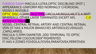 POSTERIOR SEGMENT EXAMINATION OF EYE.pptx