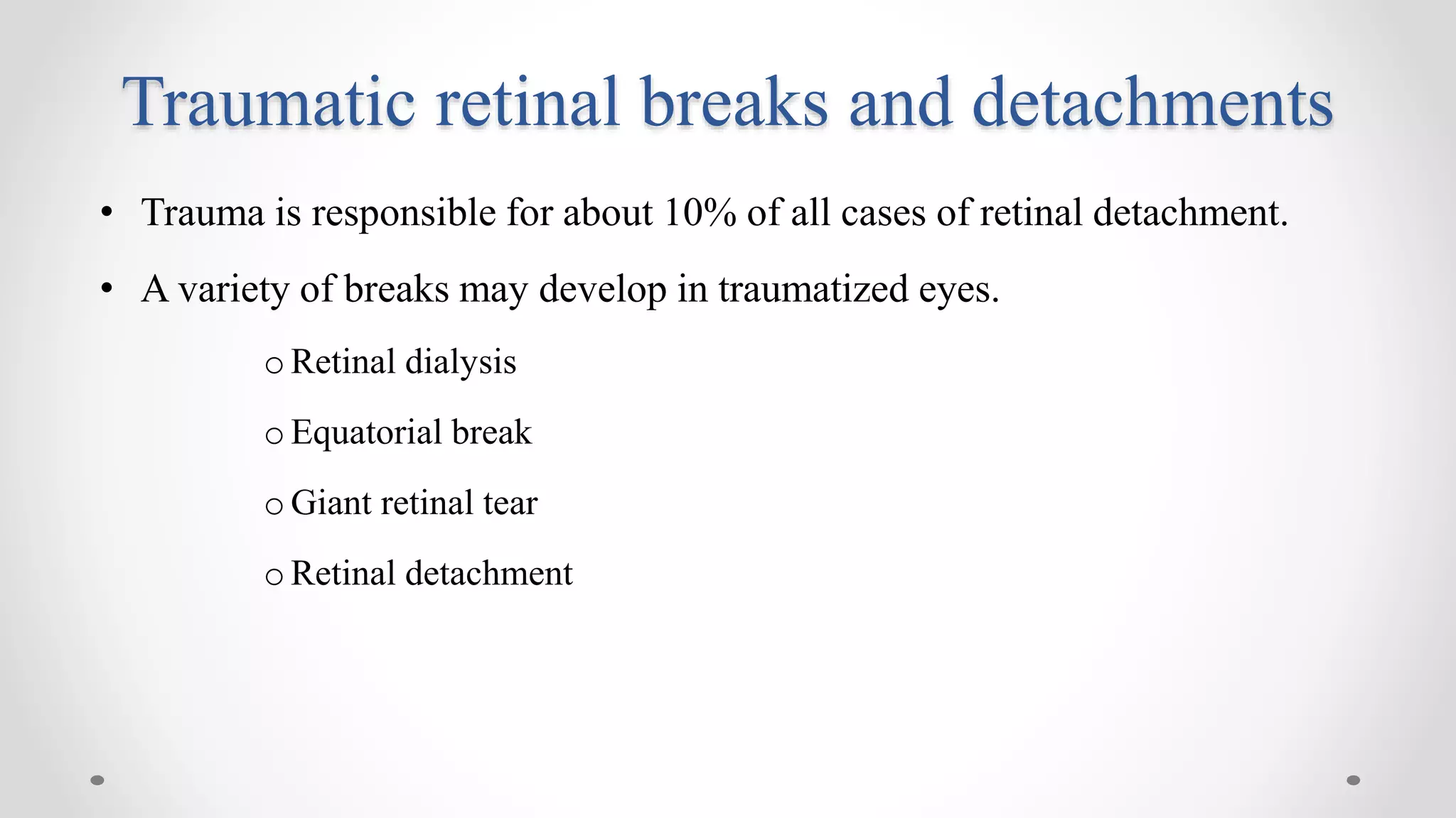Posterior segment manifestations of blunt trauma-1.pptx