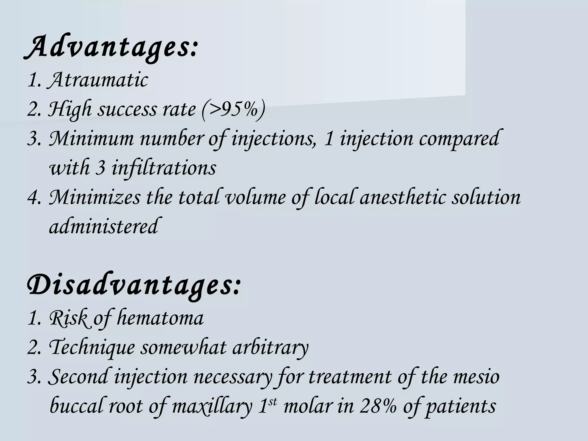 Posterior superior alveolar (psa) nerve block | PPT