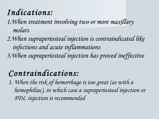 Posterior superior alveolar (psa) nerve block | PPT
