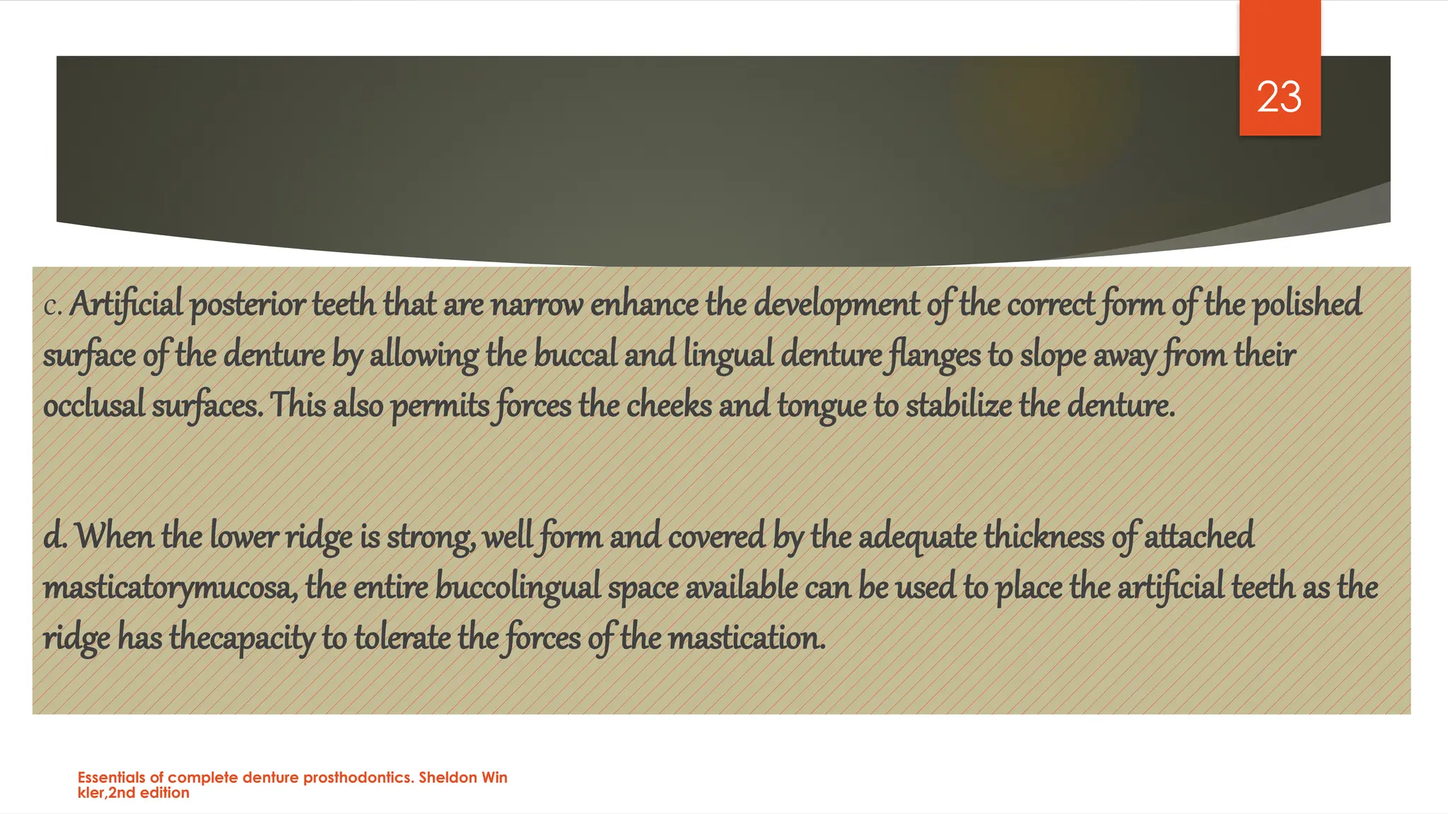 POSTERIOR TEETH SELECTION IN COMPLETE DENTURE.pptx