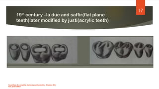 POSTERIOR TEETH SELECTION IN COMPLETE DENTURE.pptx