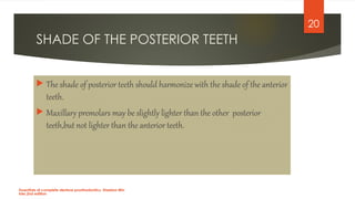 POSTERIOR TEETH SELECTION IN COMPLETE DENTURE.pptx