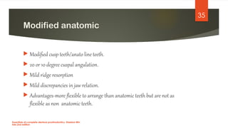 POSTERIOR TEETH SELECTION IN COMPLETE DENTURE.pptx
