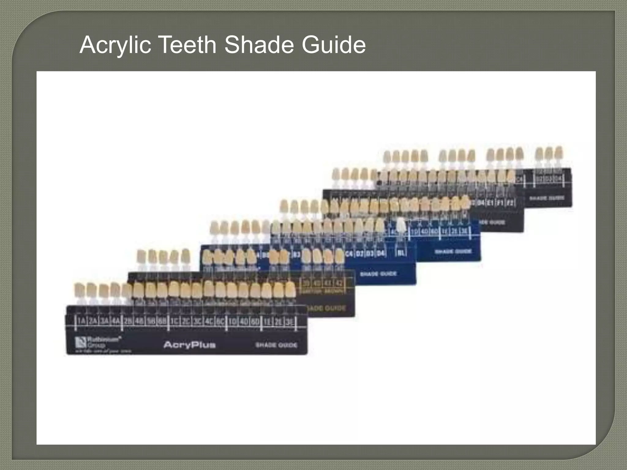 Posterior Teeth Selection in Complete Denture | PPT