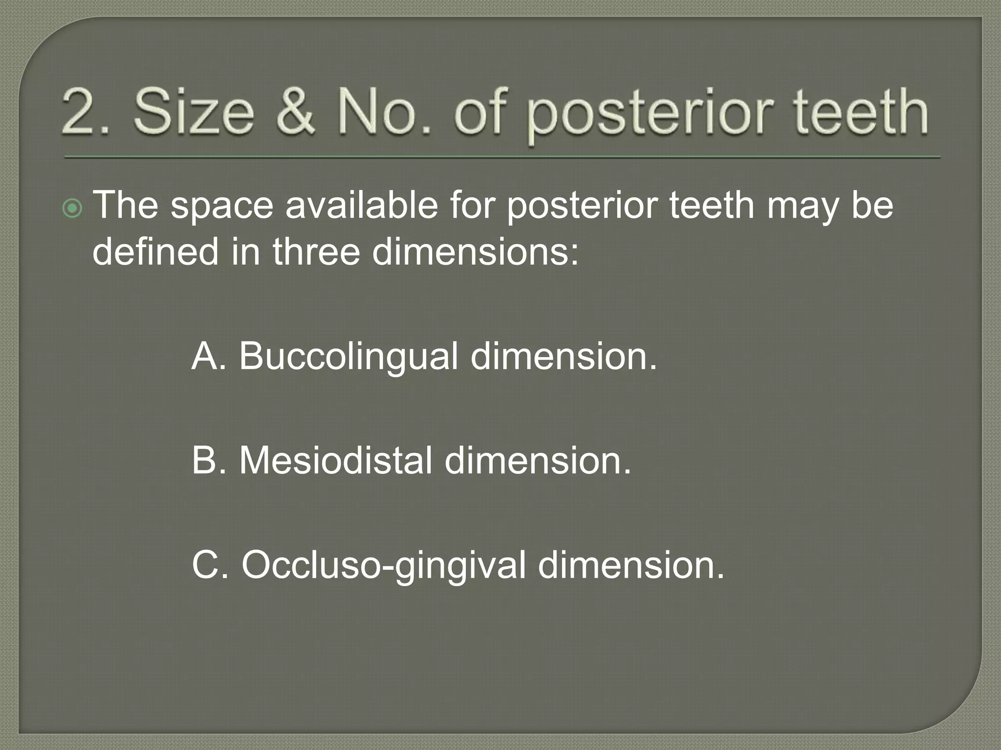 Posterior Teeth Selection in Complete Denture | PPT