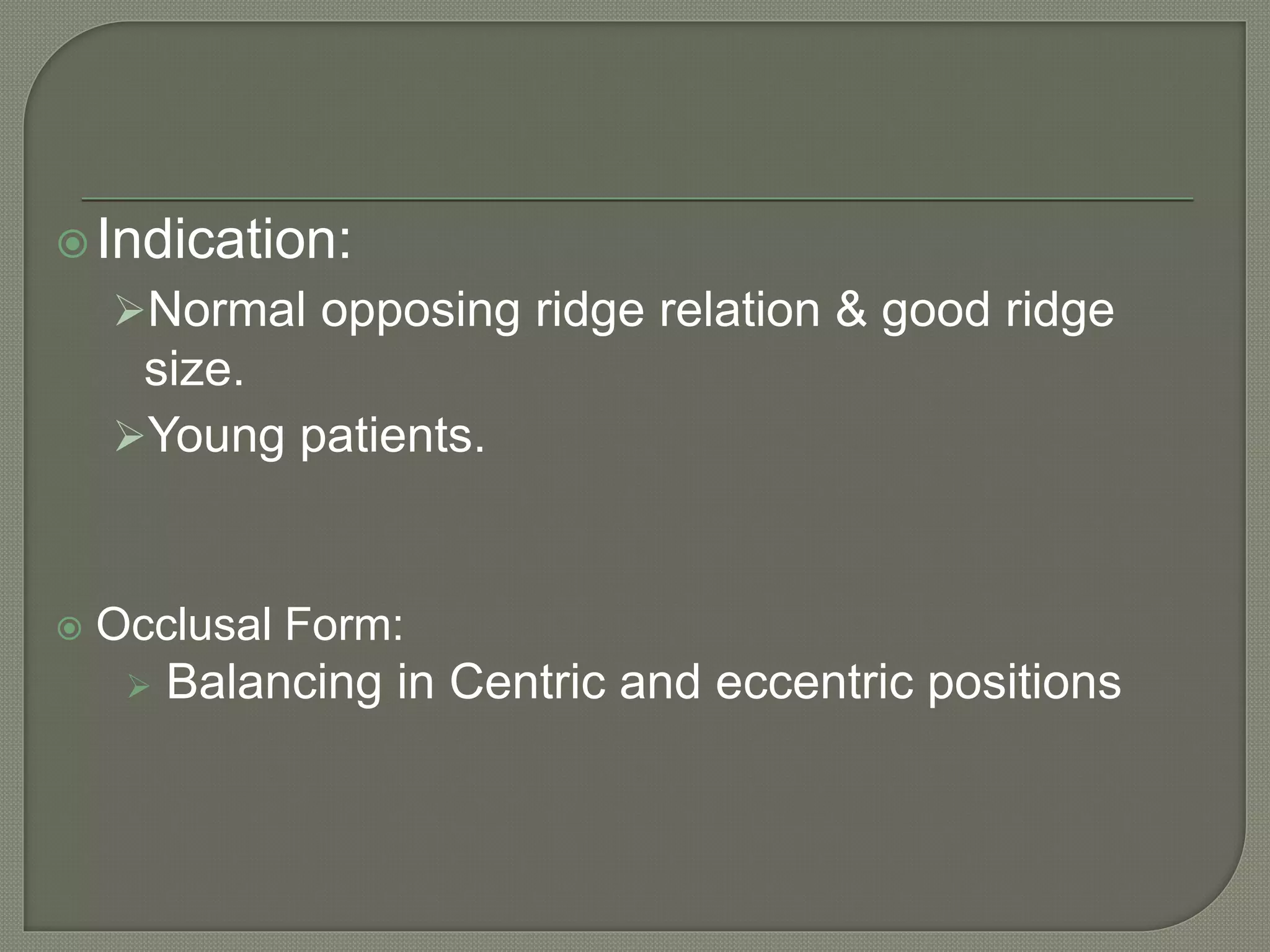 Posterior Teeth Selection in Complete Denture | PPT