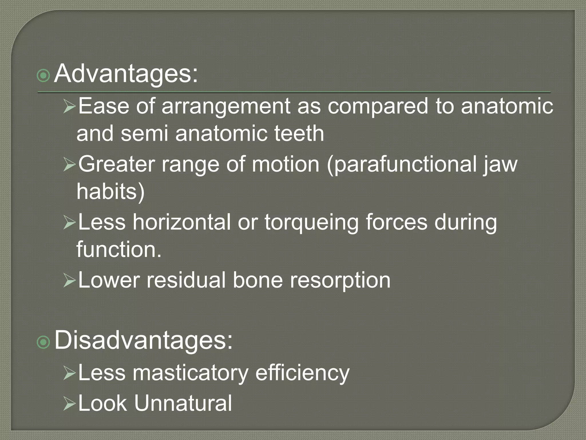 Posterior Teeth Selection in Complete Denture | PPT