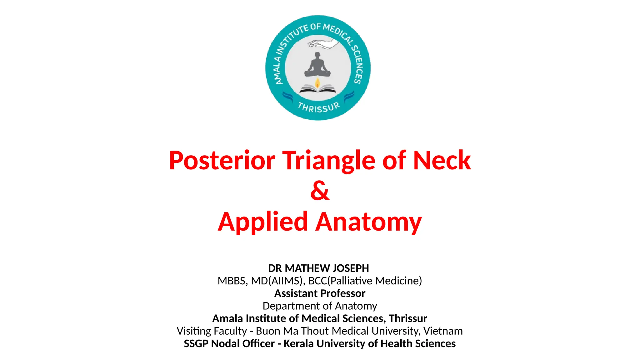 Applied Anatomy of Posterior Triangle of Neck.pptx