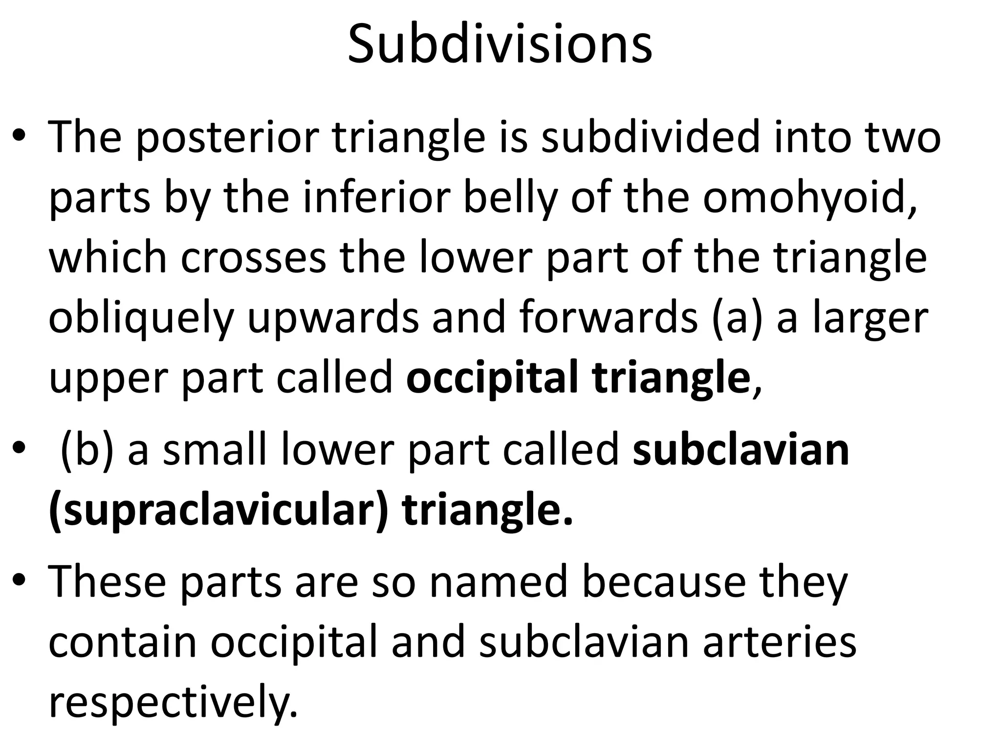 Posterior triangle | PPTX | Thyroid Disorders | Endocrine and Metabolic ...