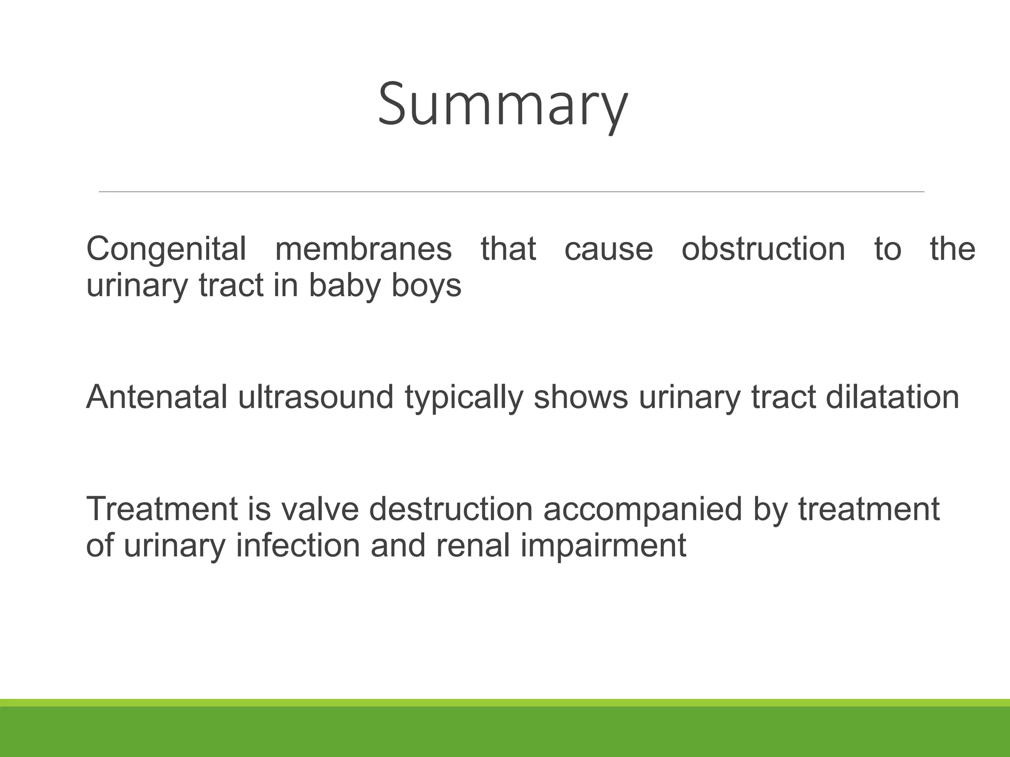 Posterior Urethral Valve | PPTX