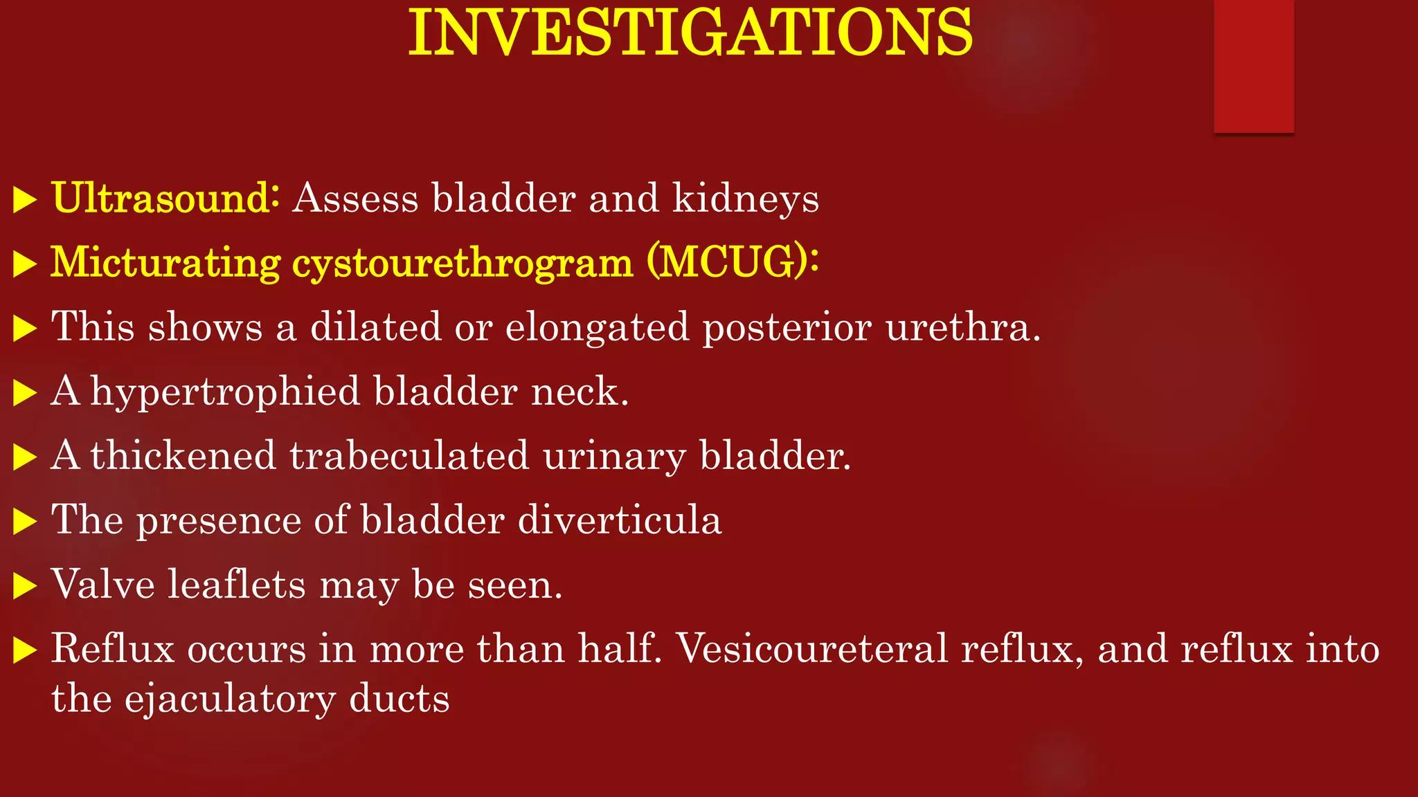Posterior urethral valves- Pediatric Surgery | PPTX