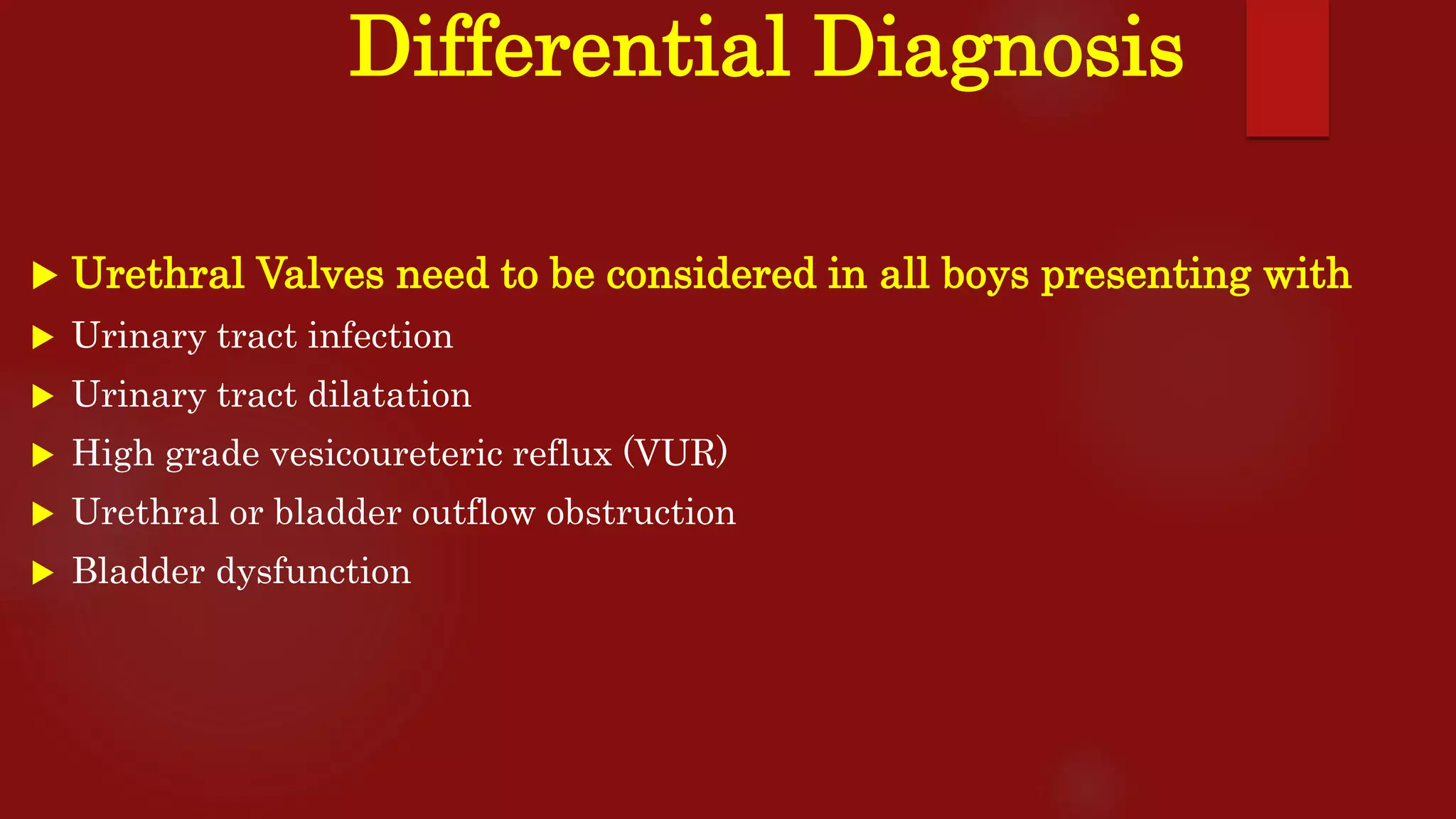 Posterior urethral valves- Pediatric Surgery | PPTX