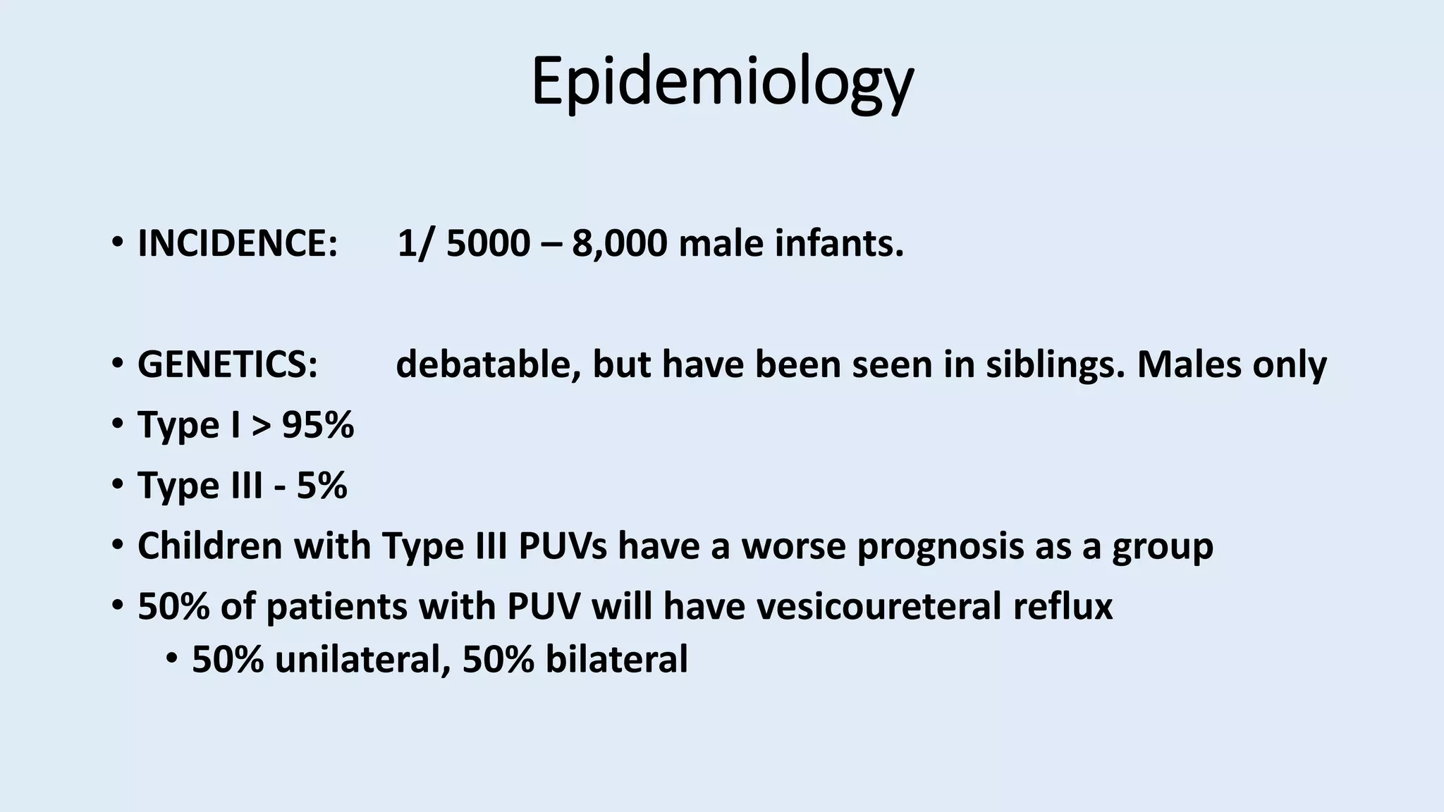 Posterior urethral valves | PPTX