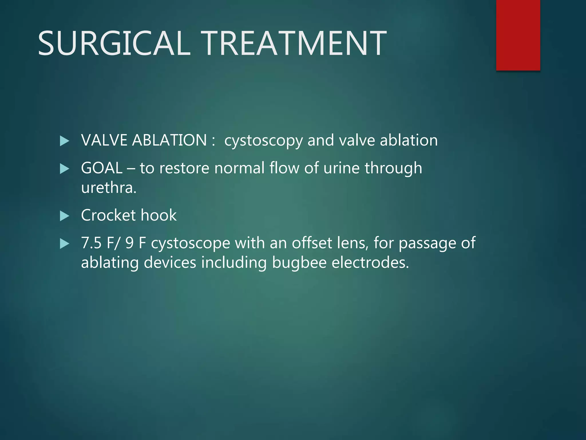 POSTERIOR URETERAL VALVES (PUV ) | PPTX