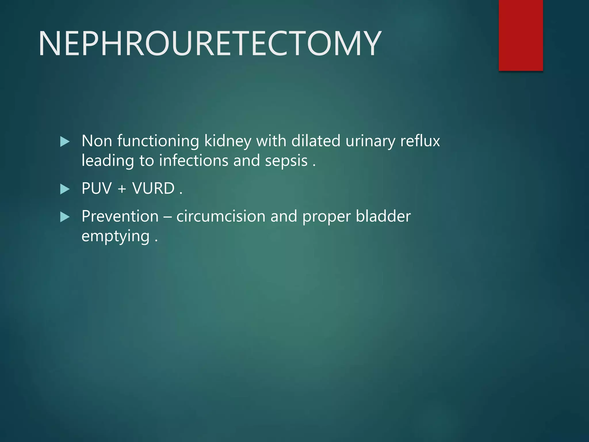 POSTERIOR URETERAL VALVES (PUV ) | PPTX