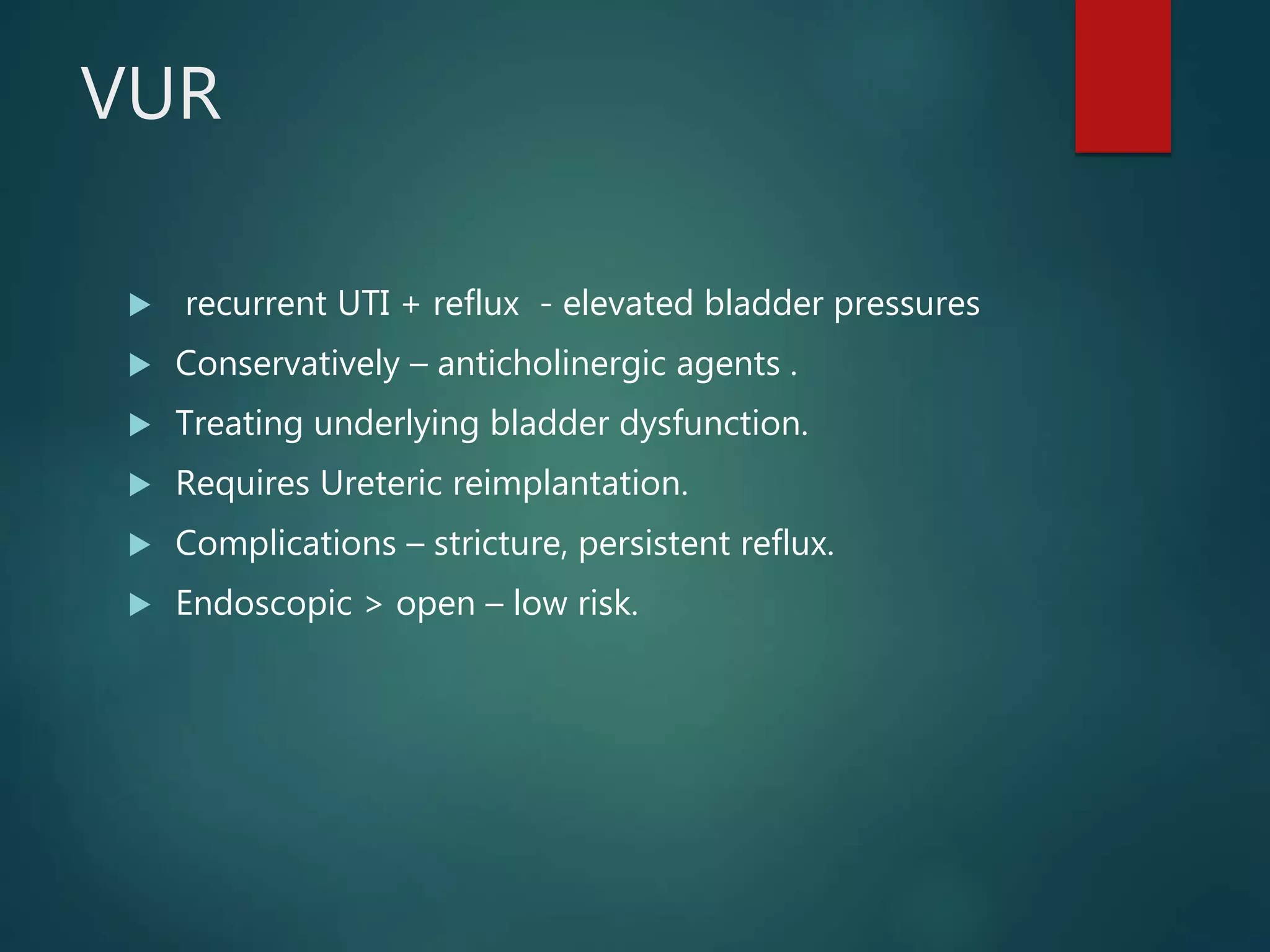 POSTERIOR URETERAL VALVES (PUV ) | PPTX