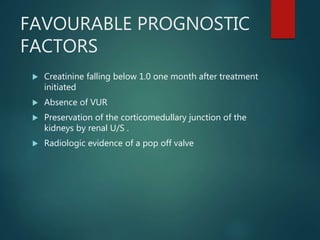 POSTERIOR URETERAL VALVES (PUV ) | PPT