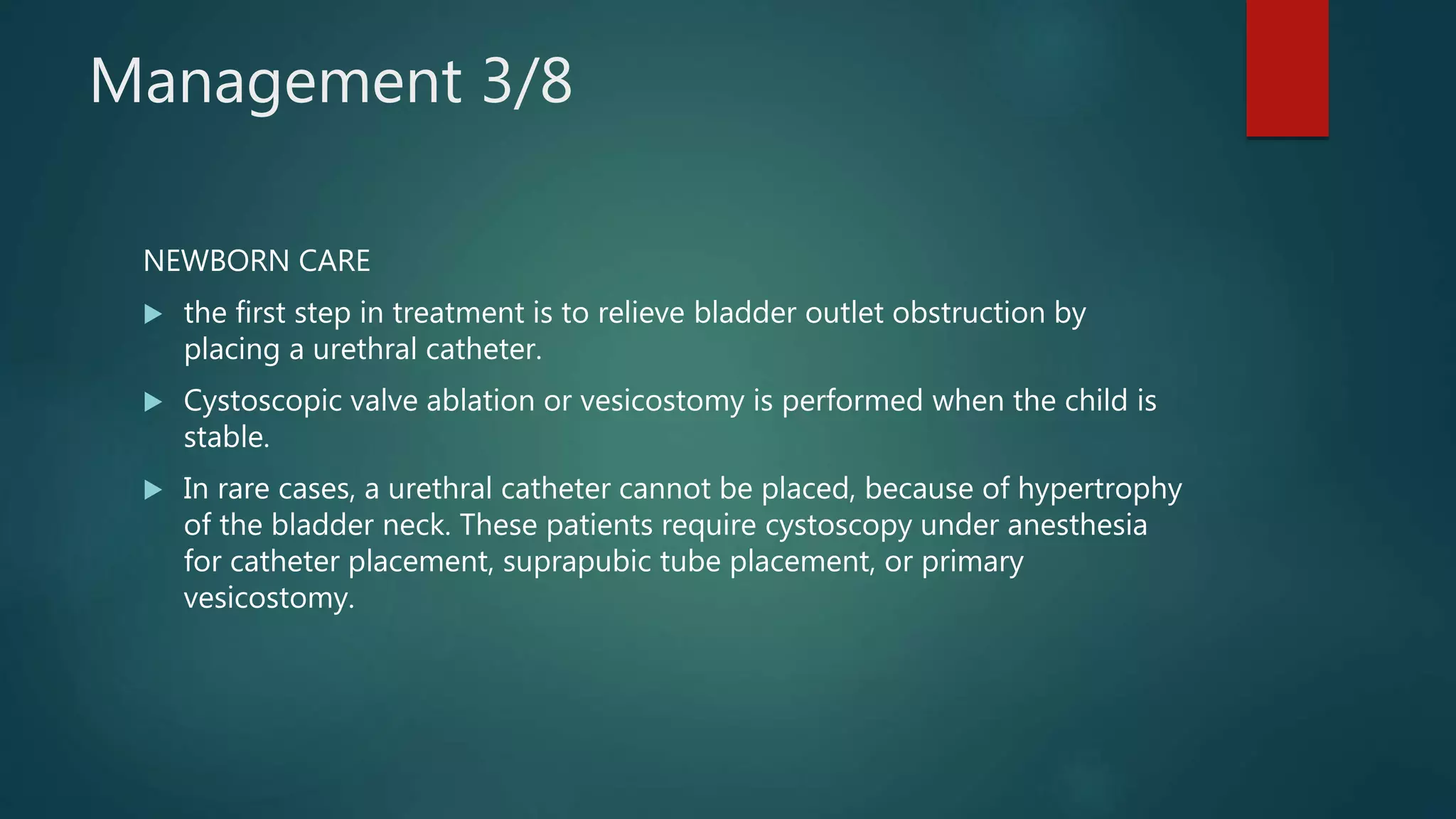 Posterior Urethral Valves | PPTX