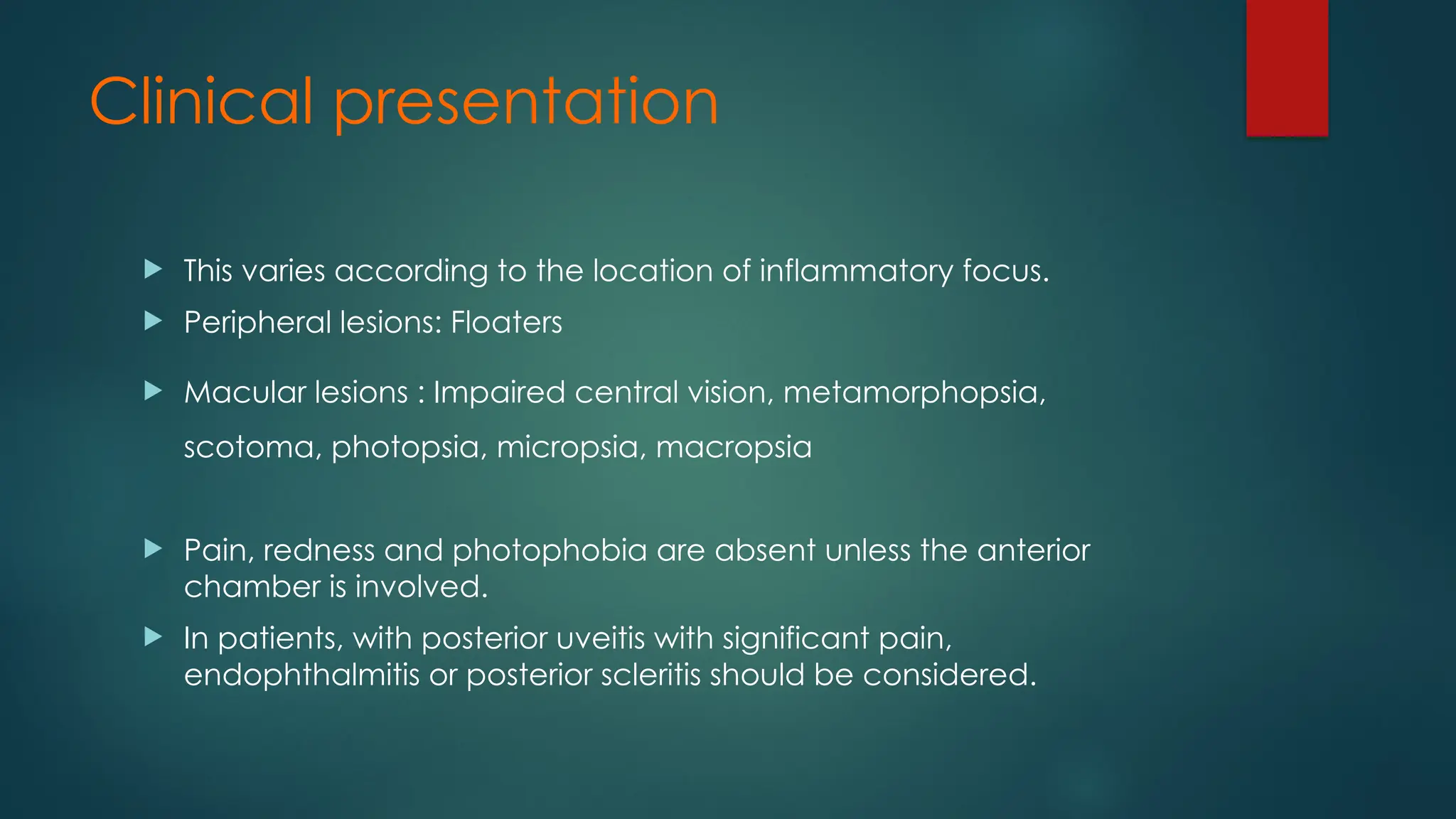 Posterior uveitis (Infective causes) Ophthalmology | PPTX