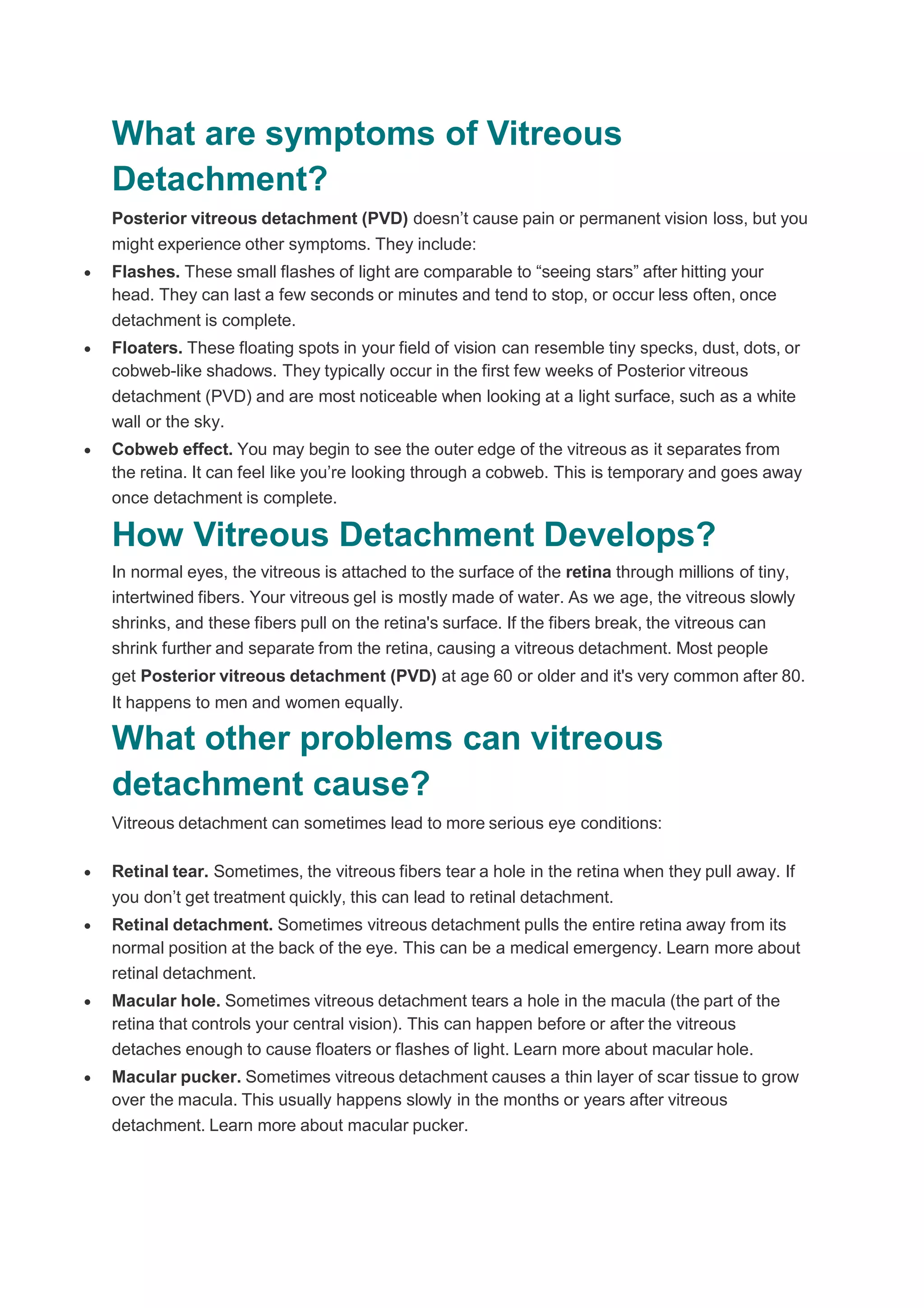 Posterior Vitreous Detachment Treatment.pptx