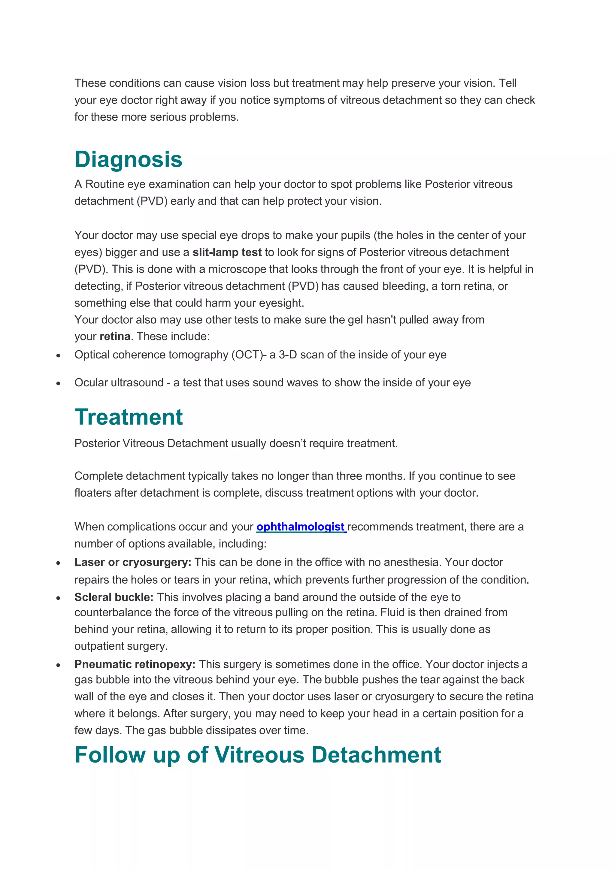 Posterior Vitreous Detachment Treatment.pptx