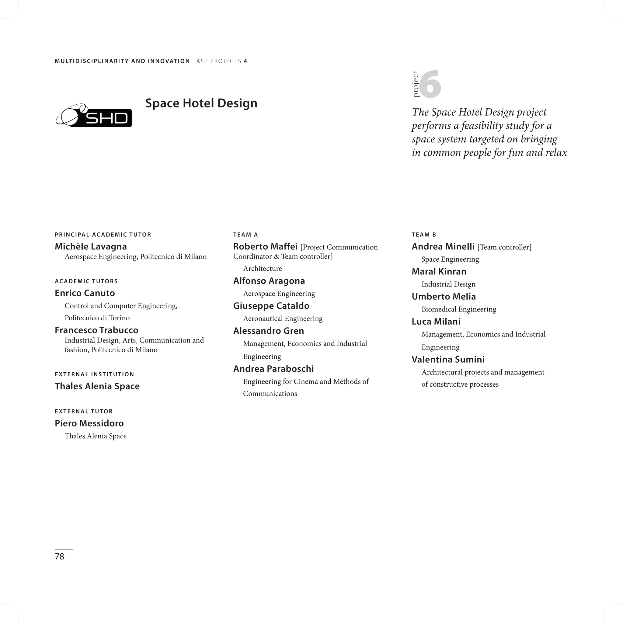 Space Hotel Design | PDF