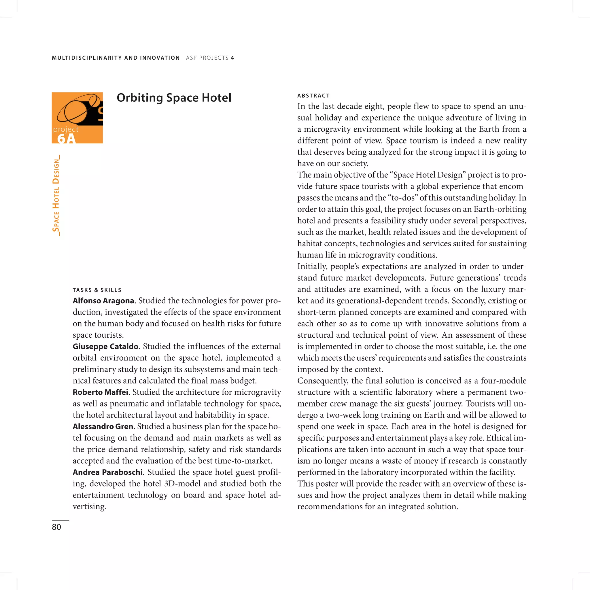 Space Hotel Design | PDF