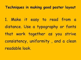 Poster layout | PPTX | Desktop Publishing | Computer Software and ...