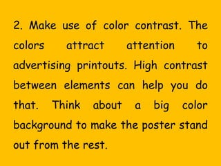 Poster layout | PPTX | Desktop Publishing | Computer Software and ...