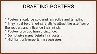 Poster making | PPTX