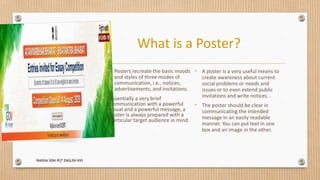 Poster making | PPTX