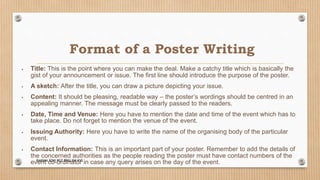 Poster making | PPTX