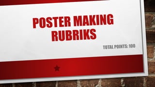 It is a poster making rubriks for highschool.pptx