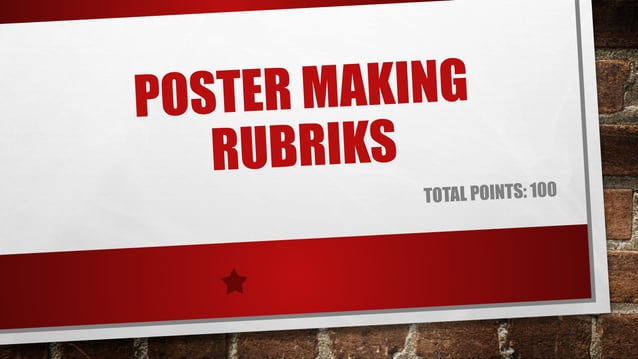 It is a poster making rubriks for highschool.pptx