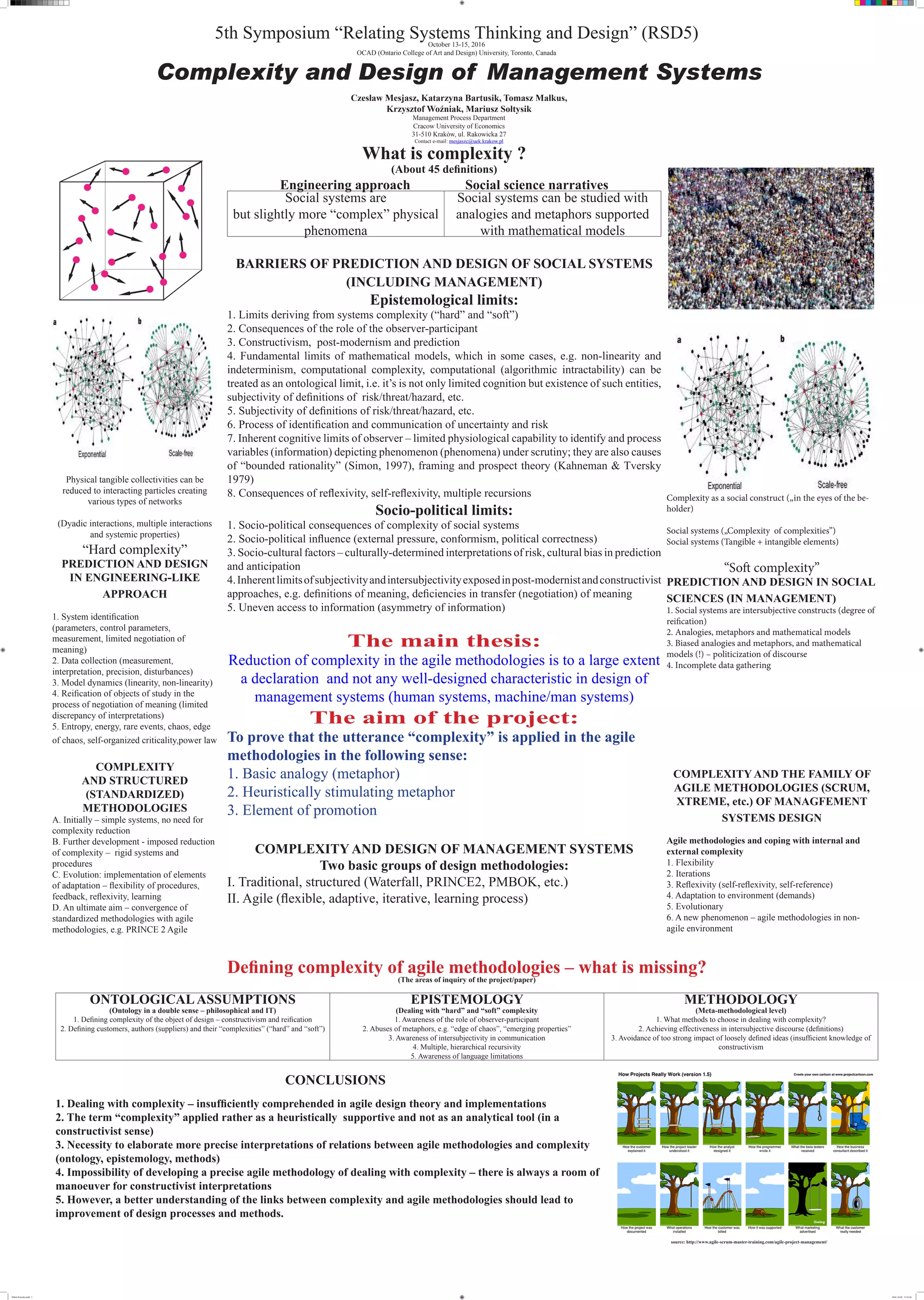 Complexity and Design of Management Systems | PDF | Physics | Science