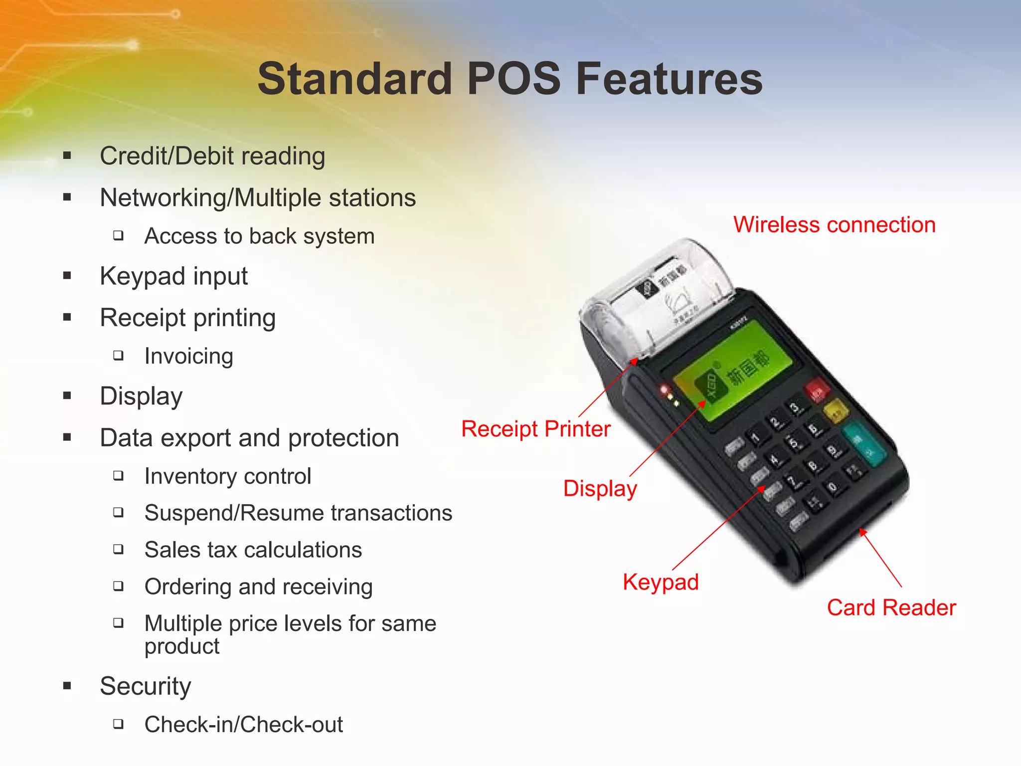 Handheld Point of Sale Terminal | PPT