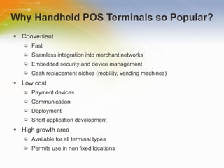 Handheld Point of Sale Terminal | PPT