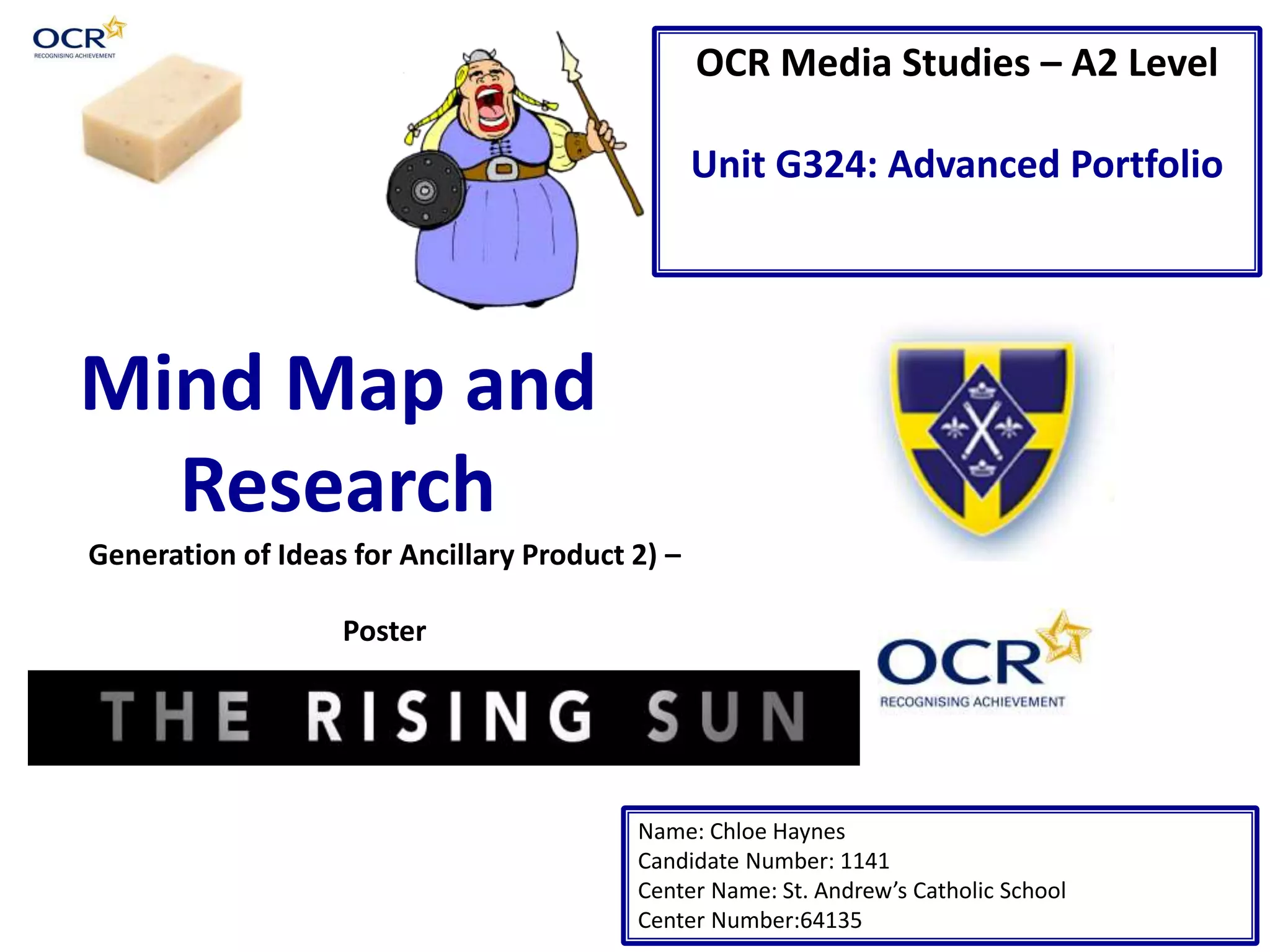 The Rising Sun-Poster mind map | PPT