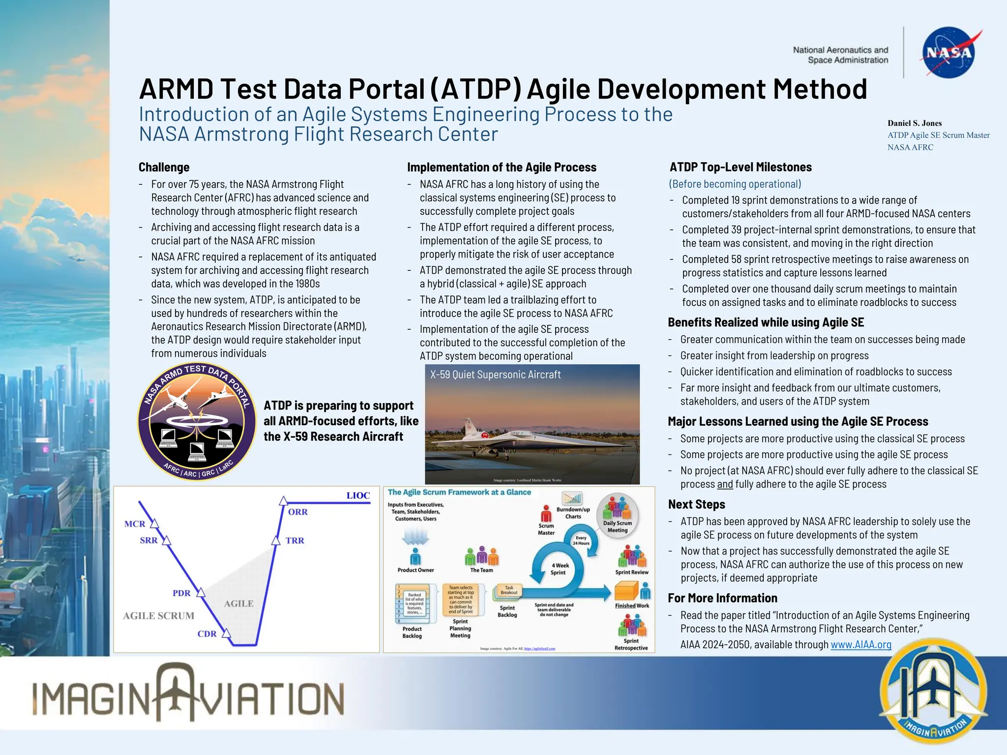 NASA ARMD Test Data Portal (ATDP) Agile Development Method Introduction ...