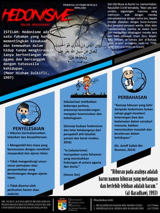 Hedonisme dalam masyarakat | PDF