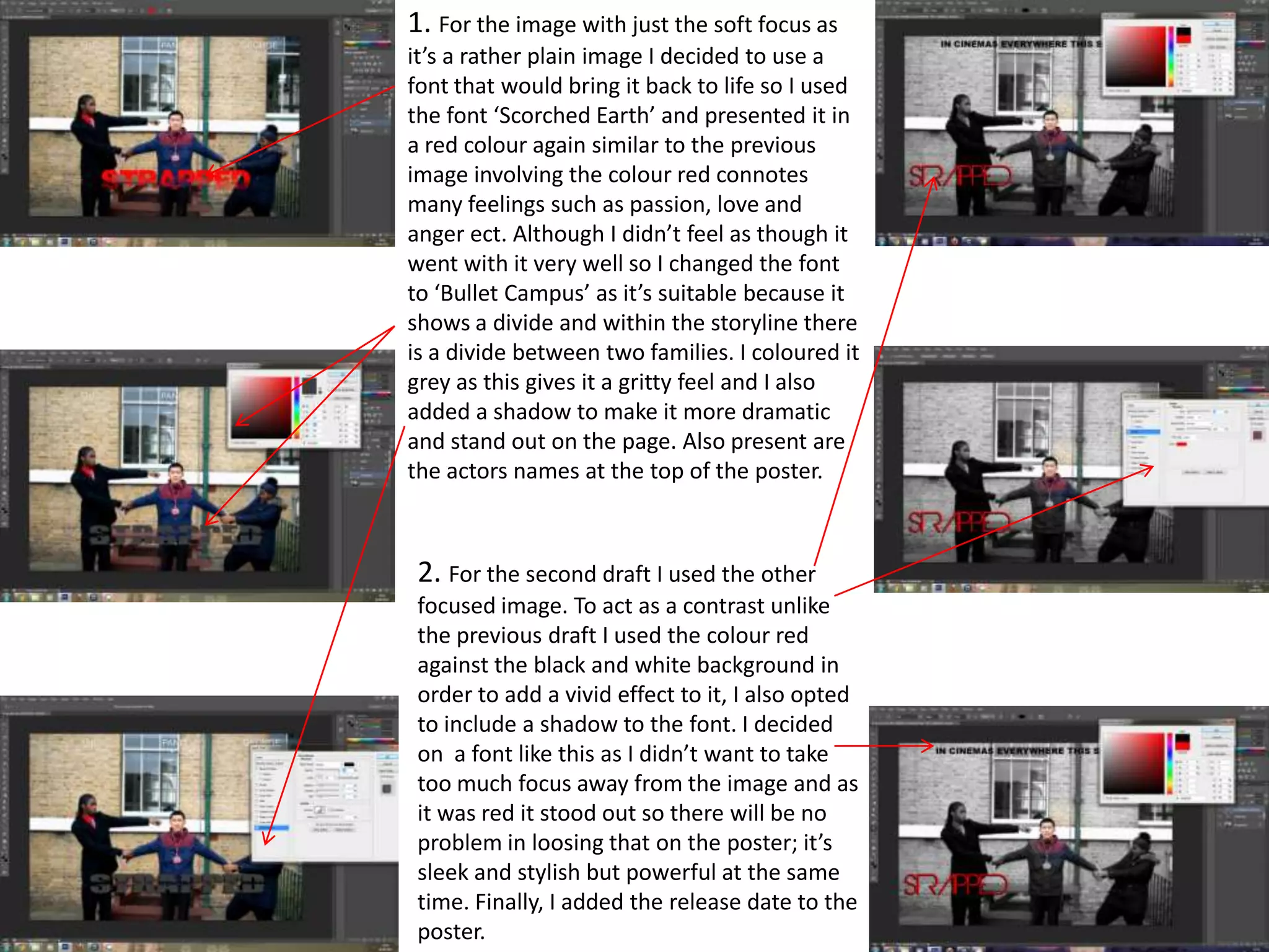 Poster photography, editing & drafting | PPT