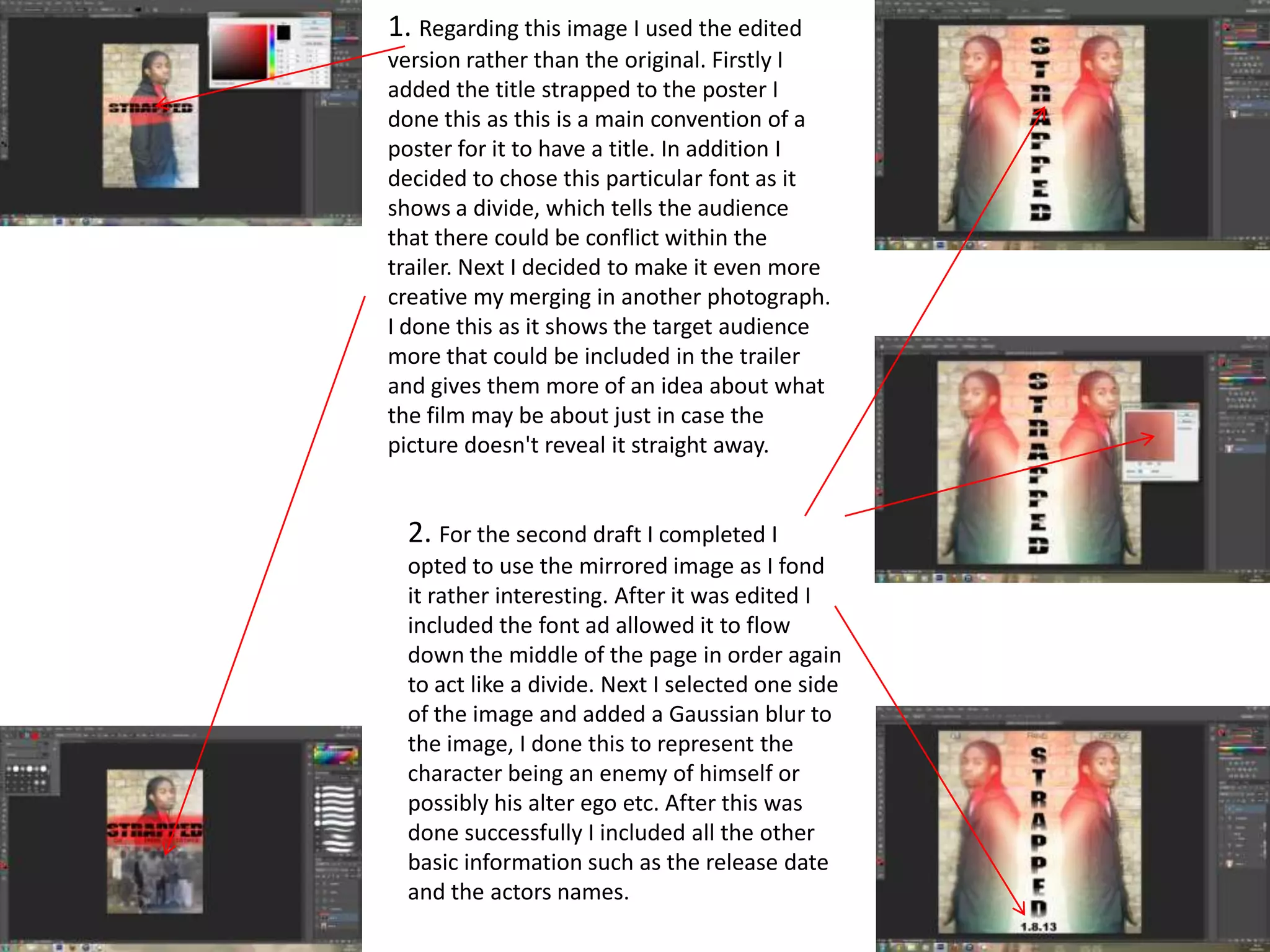 Poster photography, editing & drafting | PPT