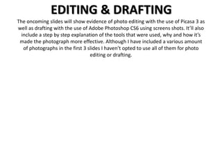 Poster photography, editing & drafting | PPT