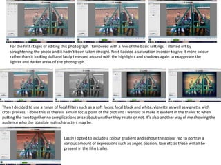 Poster photography, editing & drafting | PPT