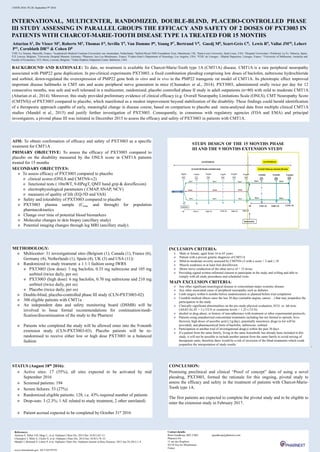 INTERNATIONAL, MULTICENTER, RANDOMIZED, DOUBLE-BLIND, PLACEBO ...
