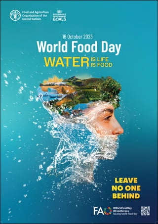 Water is life, Water is food, Leave no one behind. | PDF