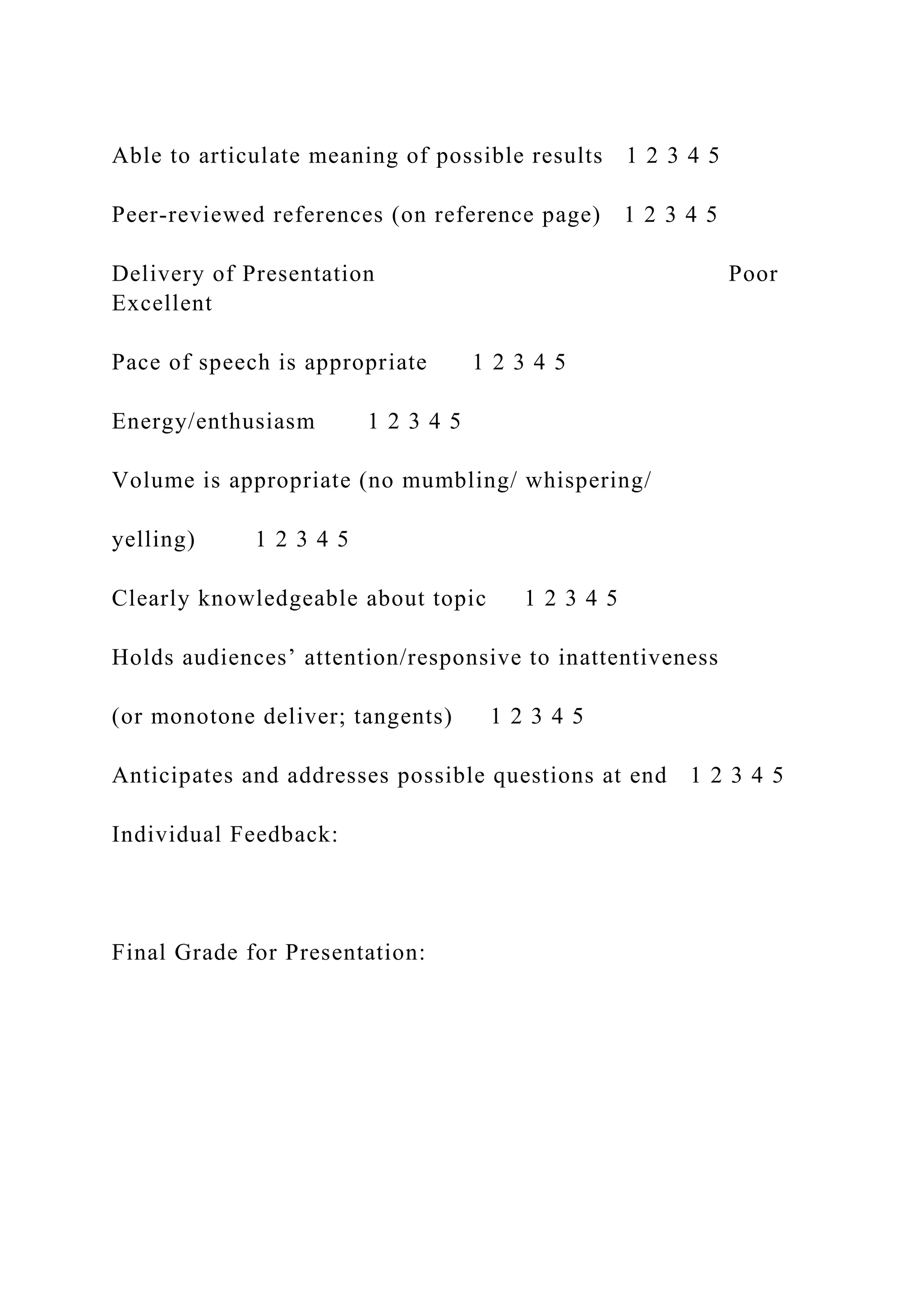 PosterPPT Presentation Rubric – Research Methods 2 PSY 535 .docx
