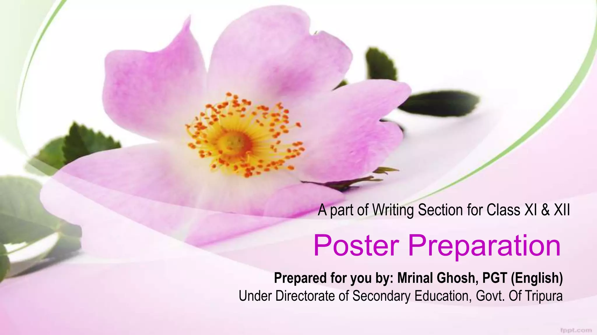 Poster preparation | PPT